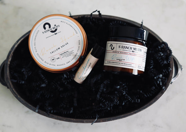 Ranch Essentials Beef Tallow Skin Care Bundle – S Ranch Meats